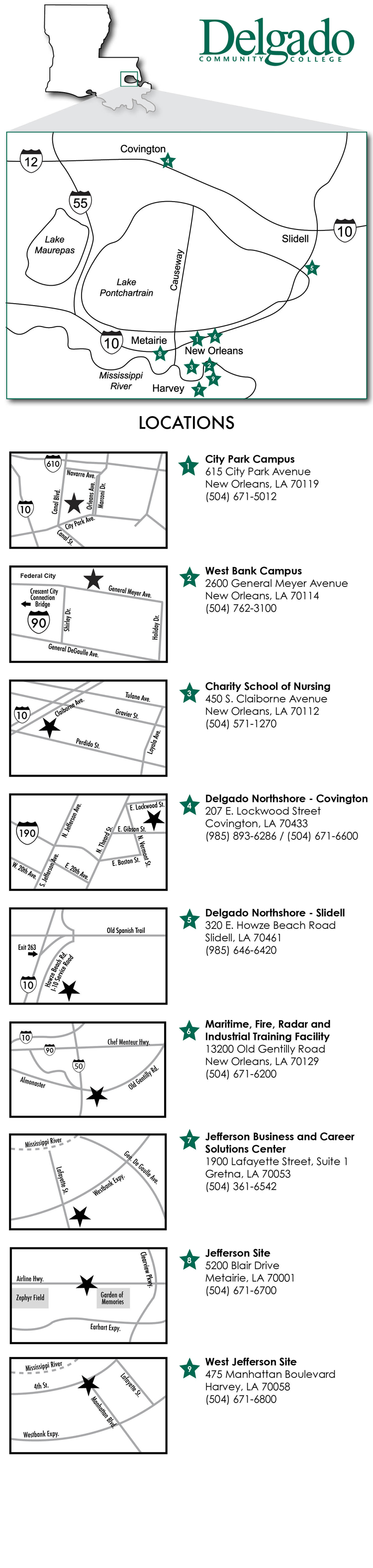 Maps - Delgado Community College